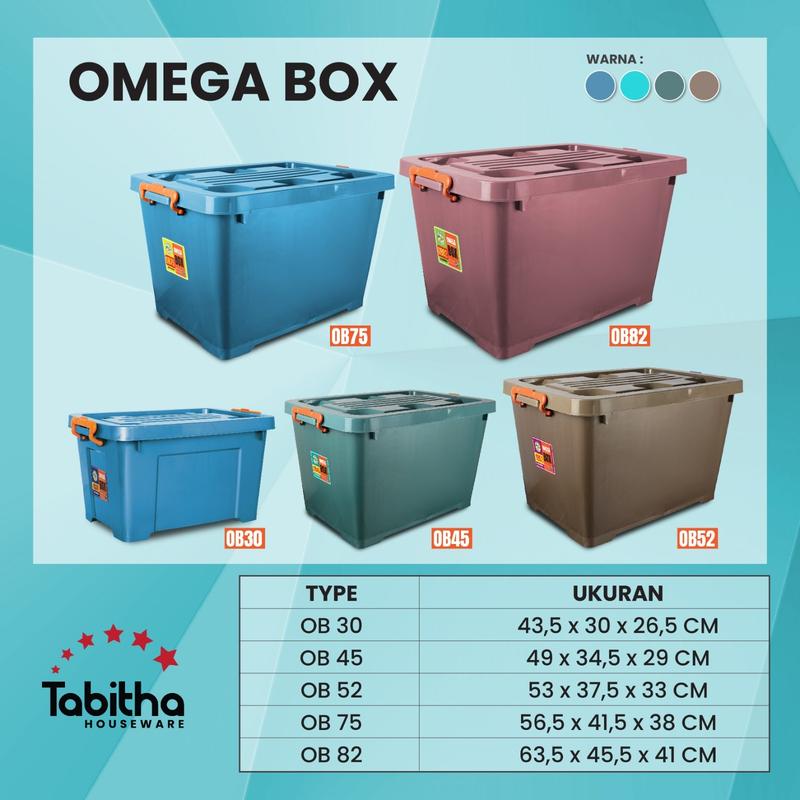 CONTAINER BOX RODA SERBAGUNA OMEGA BOX TABITHA(TBTACC) - Shop | Tokopedia