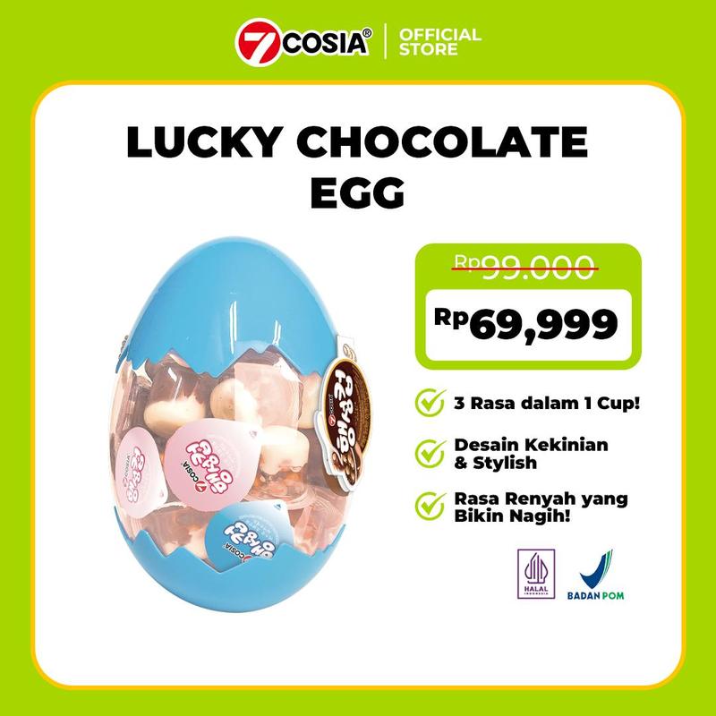 READY STOCK! - 7COSIA - LUCKY CHOCOLATE MIX FLAVOR - Kemasan berbentuk ...