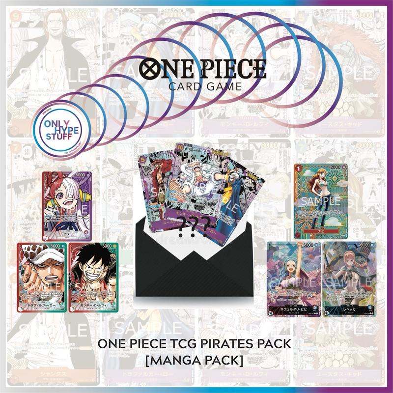 ONE PIECE TRADING CARD GAME PIRATES PACK (MANGA PACK) - TikTok Shop ...