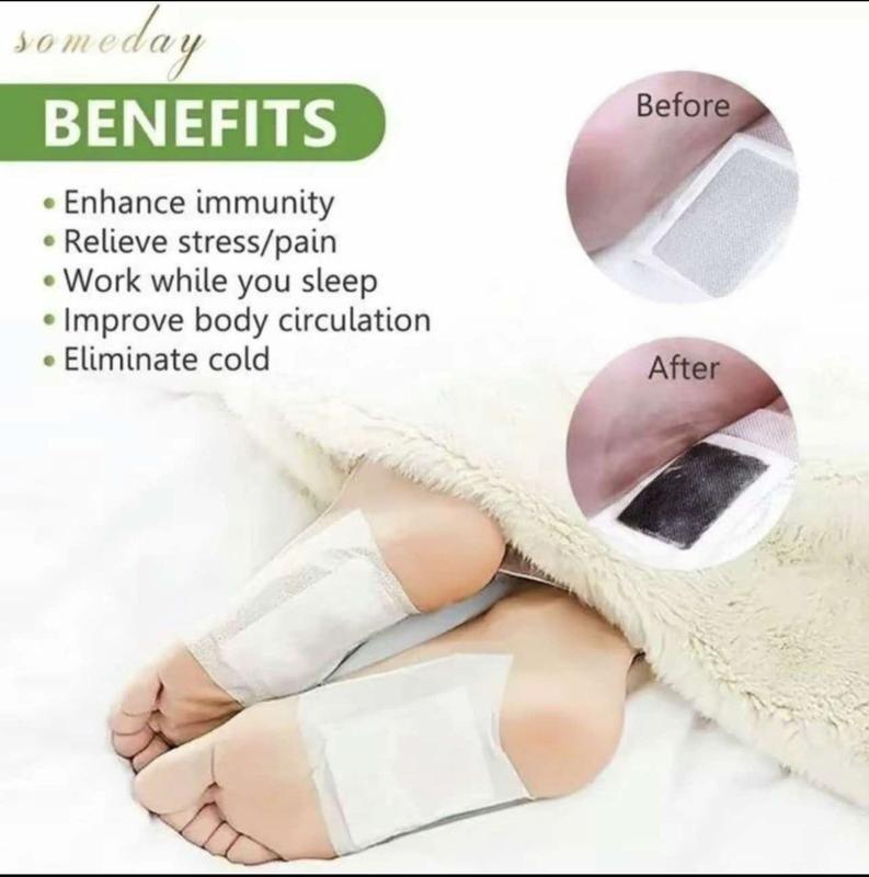 SALE BUY 1 TAKE 4 = 5PCS 10pcs/1 pack Japanese Foot Pads Organic ...