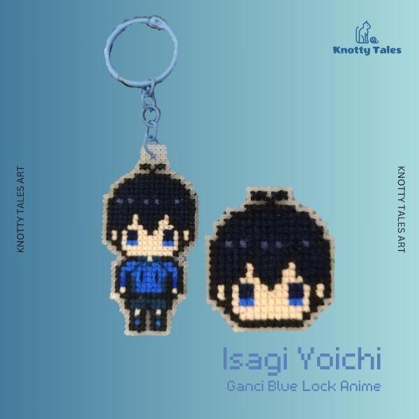 Jual Isagi Yoichi Gantungan Kunci Blue Lock Keychain Merchandise Anime ...