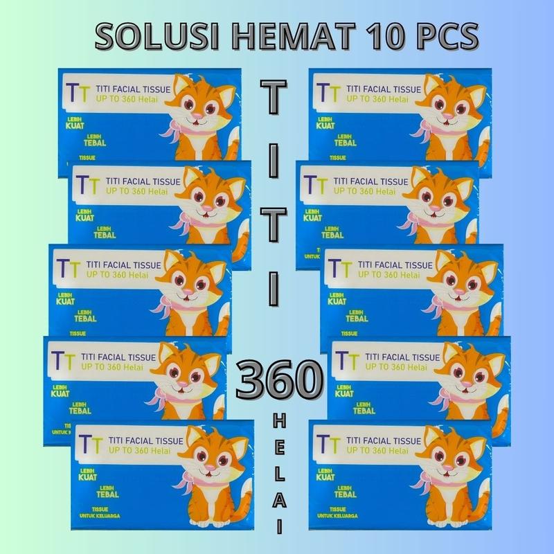Titi Tissue Titi 260 Helai 2ply Solusi Hemat 10 PCS Pilihan Keluarga ...