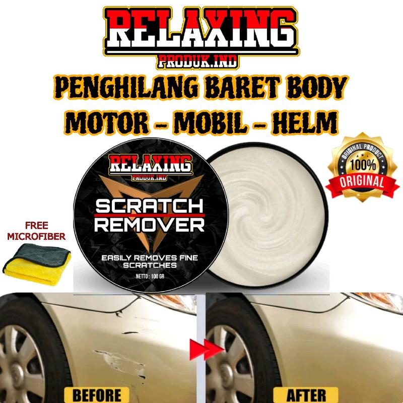 SCRATCH REMOVER + PENGHILANG BARET BODY MOTOR DAN MOBIL BY RELAXING ...