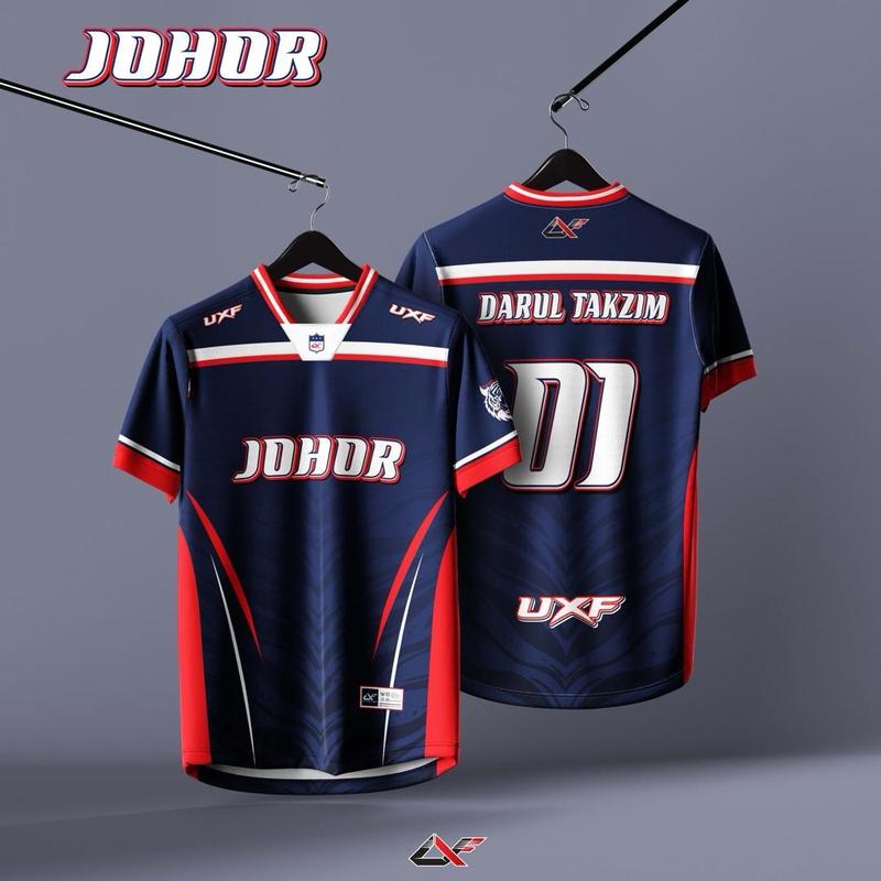 Jersi Sublimasi, NEGERI JOHOR UXFACTORY, Koleksi 2025, Tersedia ...