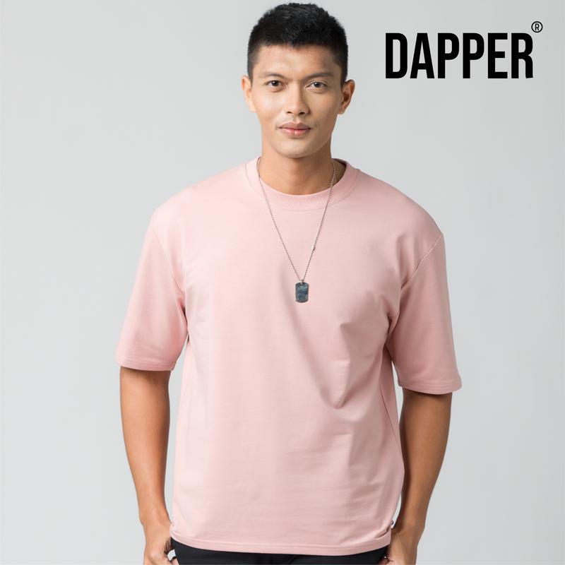 Dapper | Pink Round-Neck Oversized-Plain-T-Shirt 4829TRF Siz - TikTok ...