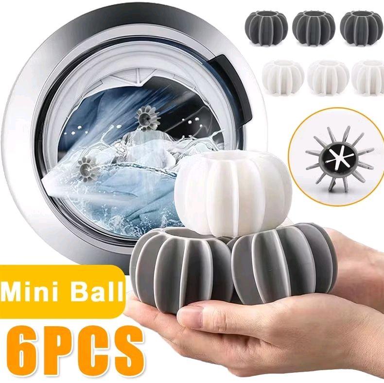 6 PCS Reusable Silicone Laundry Ball / Eco Laundry Ball Reusable ...