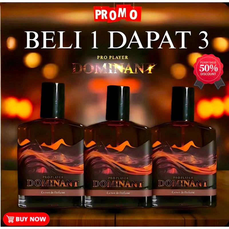 BELI 1 DAPAT 3 PARFUM DOMINANT 35ml Eau De Parfum Pria Tahan - Shop ...
