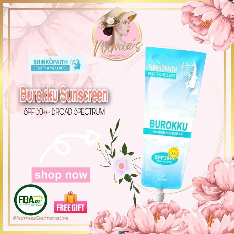 SHINKO FAITH Burokku Premium Sunscreen in Sachet pack SPF 30 - TikTok ...