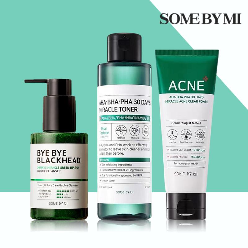 SomeByMi AHA BHA PHA 30 Days Miracle Set | Cleanse/ Toner/ Serum ...