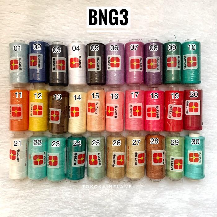 Jual Bng3 Benang Jahit Astra Per Gulung - 13 Coklat Tua - Jakarta Timur ...