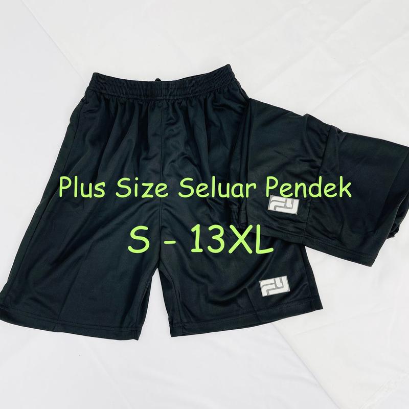 Plus Size Seluar Pendek S-15XL Seluar Pendek Bola Cepat Kering - TikTok ...