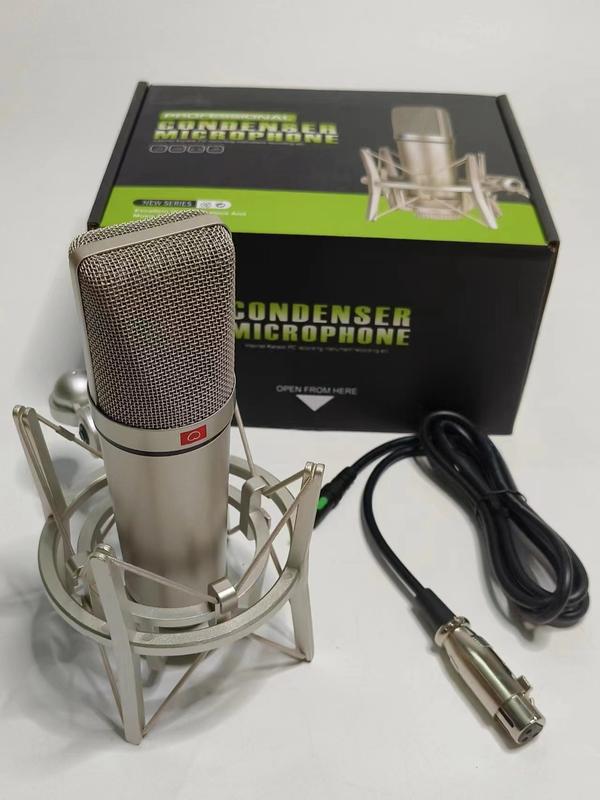 Large diaphragm suspended U87 condenser microphone anchor recording ...