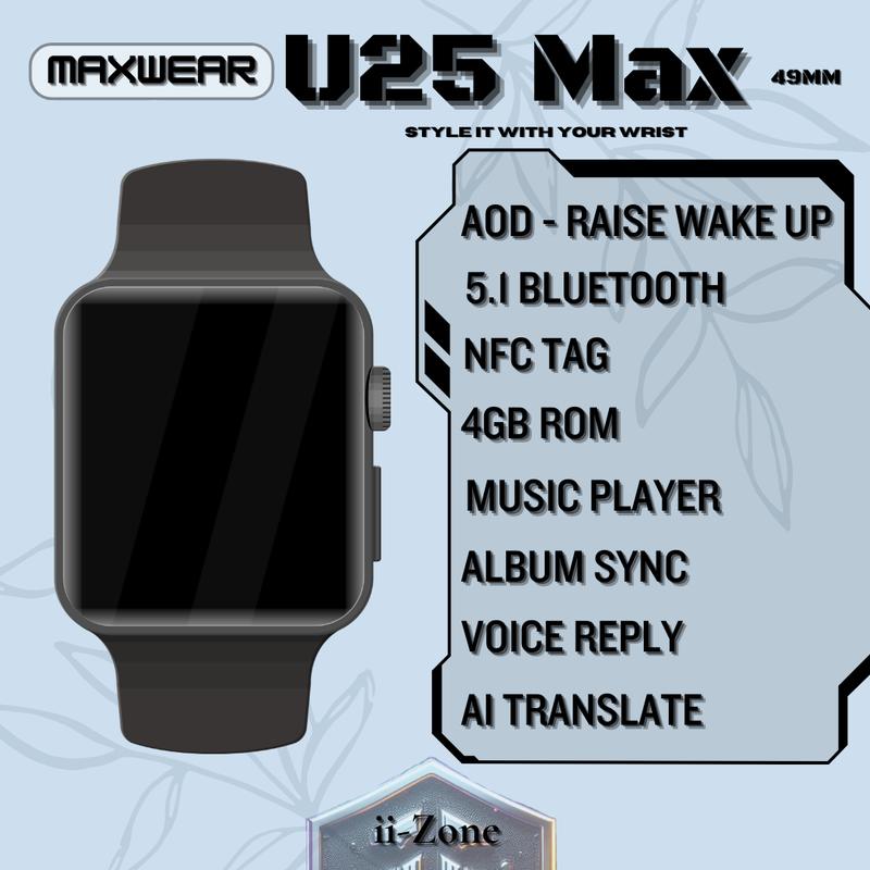 [2025 MODEL] Maxwear U25 Ultra 3 Smart Watch 4GB Storage Photo - TikTok ...