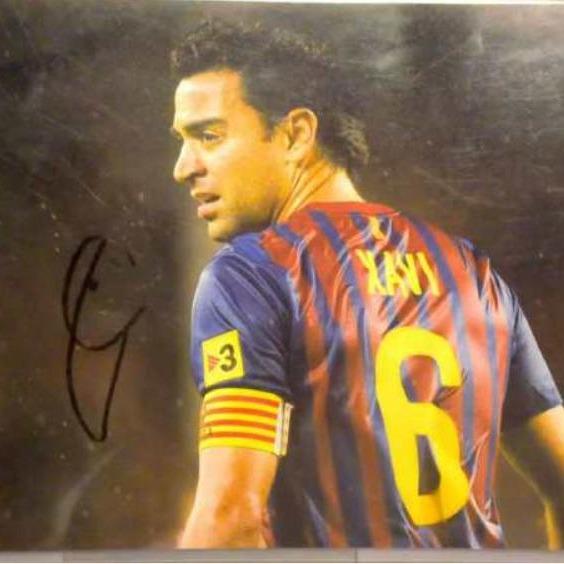 Xavi Hernandez Autographed Poster - TikTok Shop Singapore