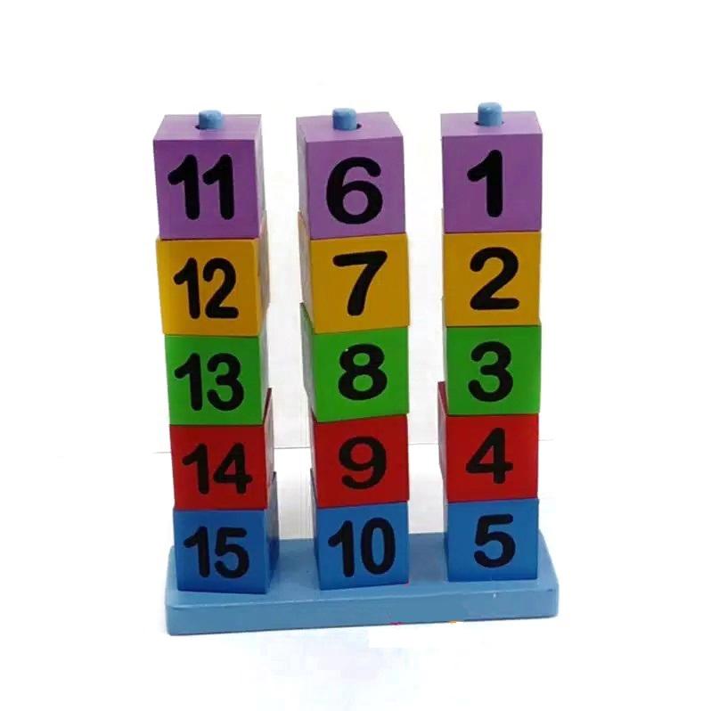 Menara Angka Warna - Mainan Edukasi Anak - Mainan Kayu Pintar - Shop ...