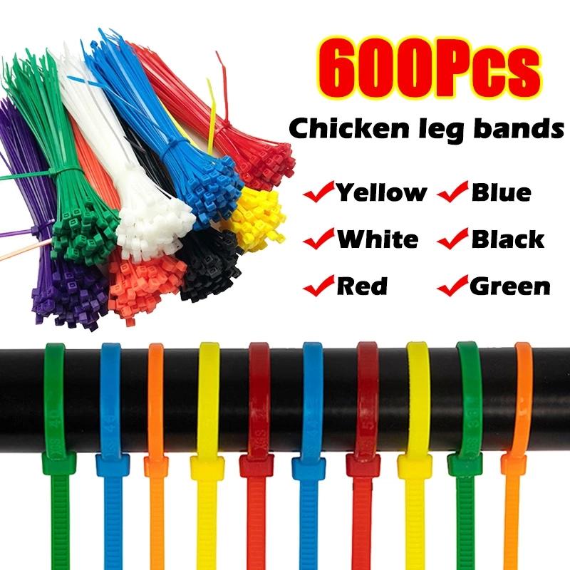 100/600pcs Chicken Leg Band 6 colors Adjustable for Gamefow - TikTok ...