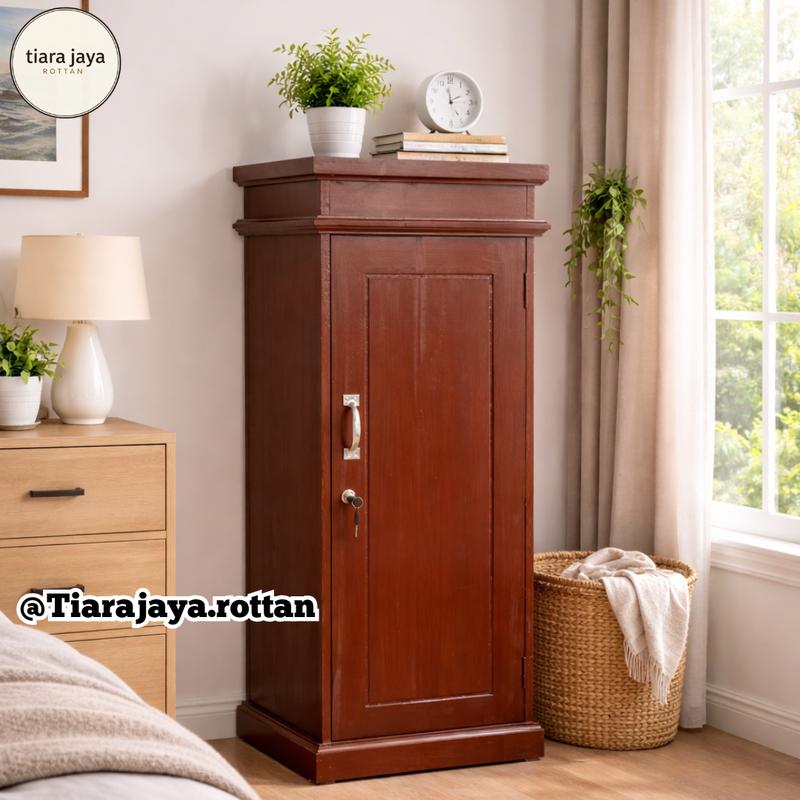 Lemari Kayu | Lemari Kayu Mahoni Plistur Dan Natural [READY STOCK ...