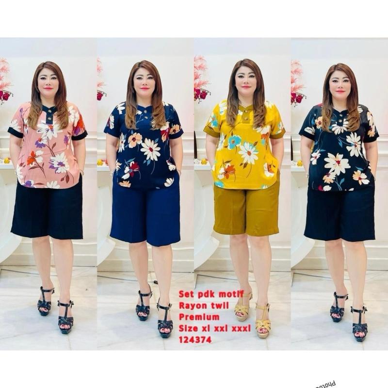 SETELAN RAYON TWILL BUNGA SALUR 124370 124374 andin - Shop | Tokopedia