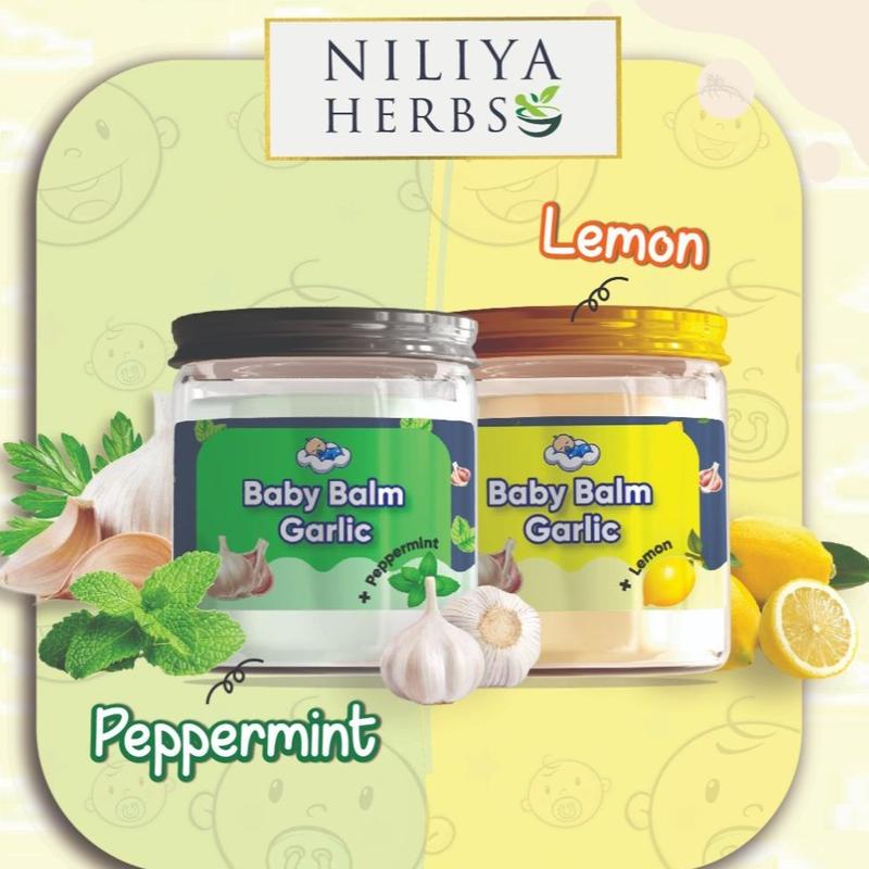 GARLIC BABY BALM NILIYA HERBS - 30 GM Baby Oil Bayi - TikTok Shop Malaysia