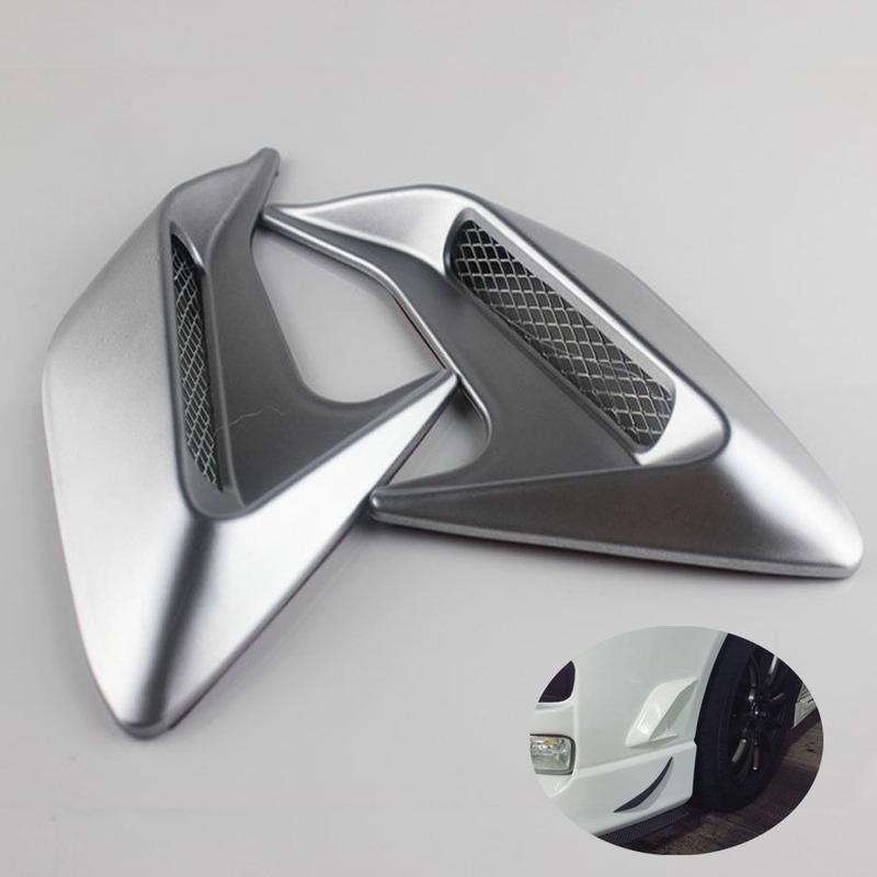 1 pair Modification Shark Gill Air Flow Intake Car Stickers Air ...
