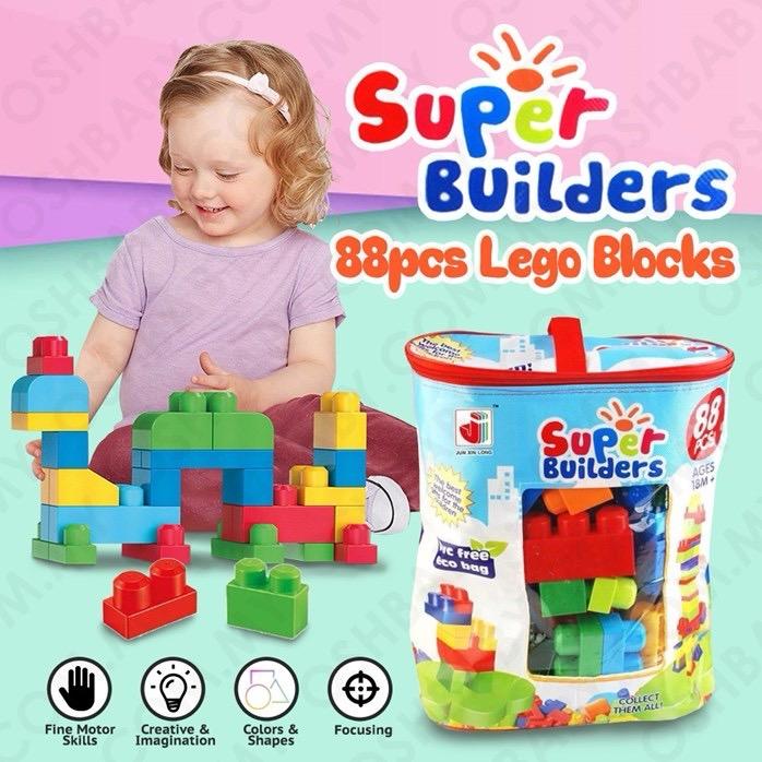 88PCS Bricks Building Mega Blocks Kids Toys Early Educational - TikTok ...