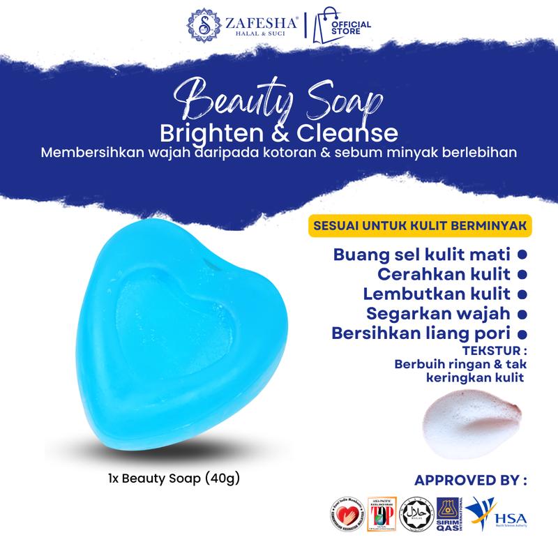 Zafesha Simply Beauty Soap Duo / Single : Sabun Jeragat Kusam - TikTok ...