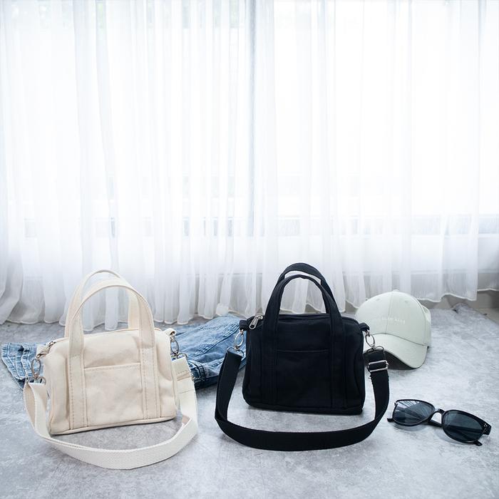 Promo SPNB Slingbag Tas Selempang Mini Kanvas Hazel Bag Polos - Kab ...