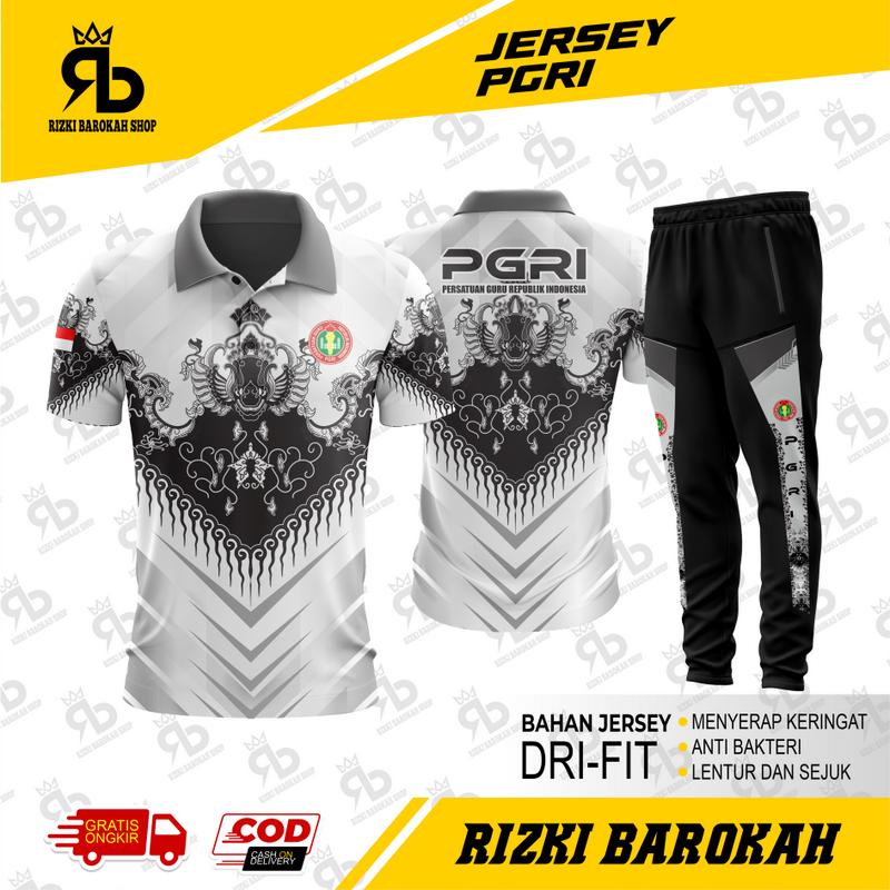 SETELAN OLAHRAGA PGRI /JERSEY SETELAN WANGKI PGRI /RIZQI BAROKAH - Shop ...