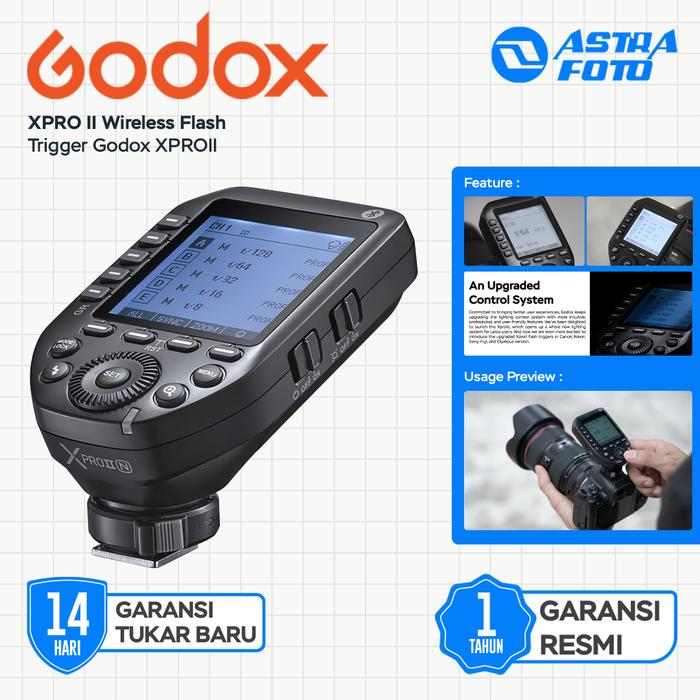 Promo Godox XPRO II Wireless Flash Trigger Godox XPROII - NIKON ...