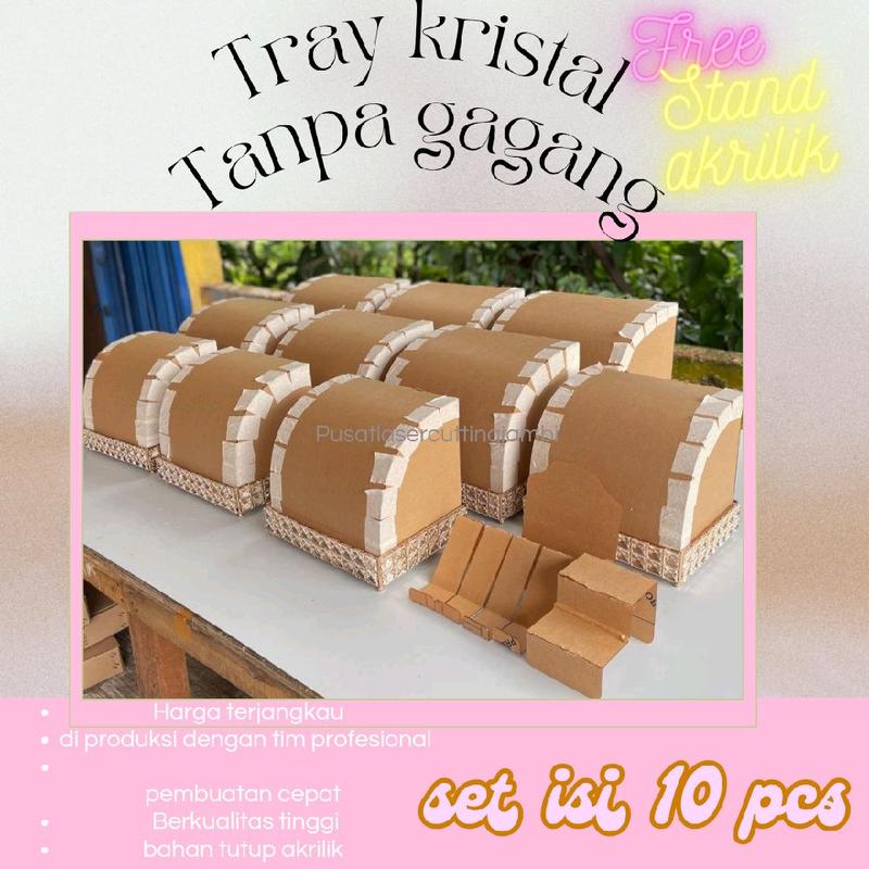 PAKET HEMAT BOX HANTARAN KRISTAL+TUTUP AKRILIK - Shop | Tokopedia