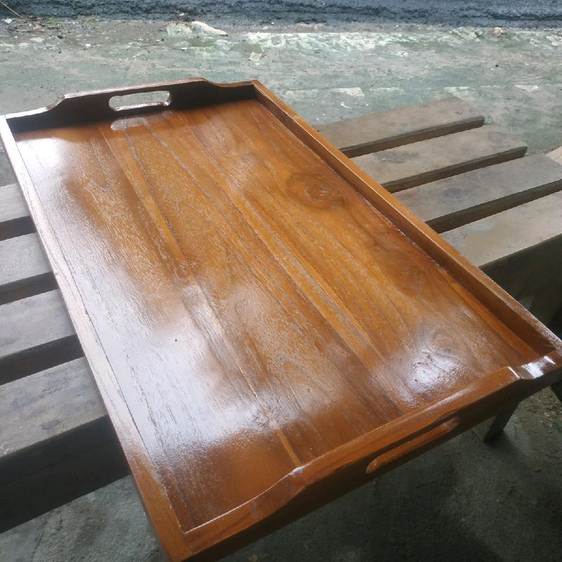 nampan peyaji / tray kayu jati termurah 50x33 - Shop | Tokopedia