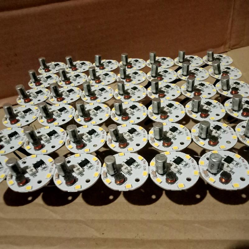 lampu Led 5 wat bahan alumunium super terang lengkap dengan kabel ...