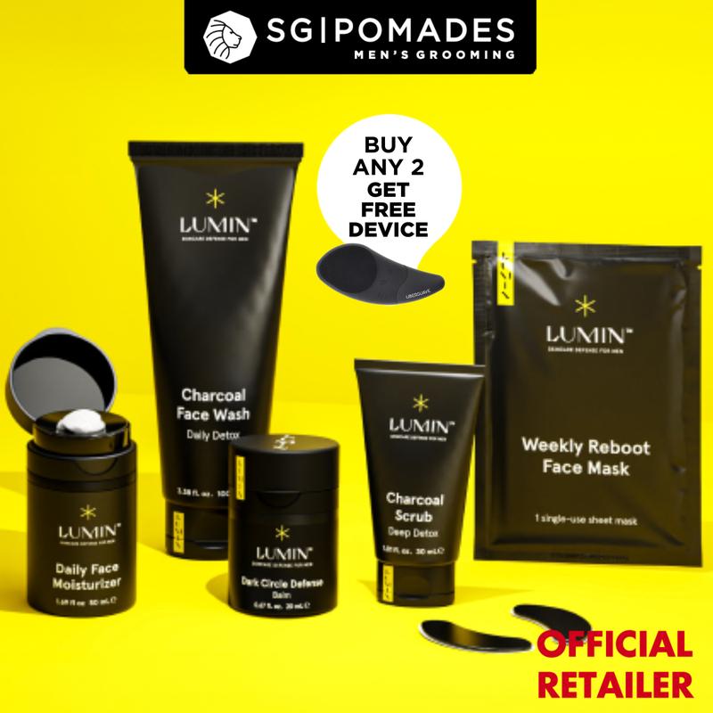 Lumin Men's Skincare Solution Face Wash | Moisturizer I Recovery ...