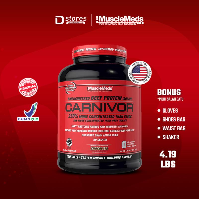 Musclemeds Carnivor Whey 4lb Beef Protein Bstores - Shop | Tokopedia