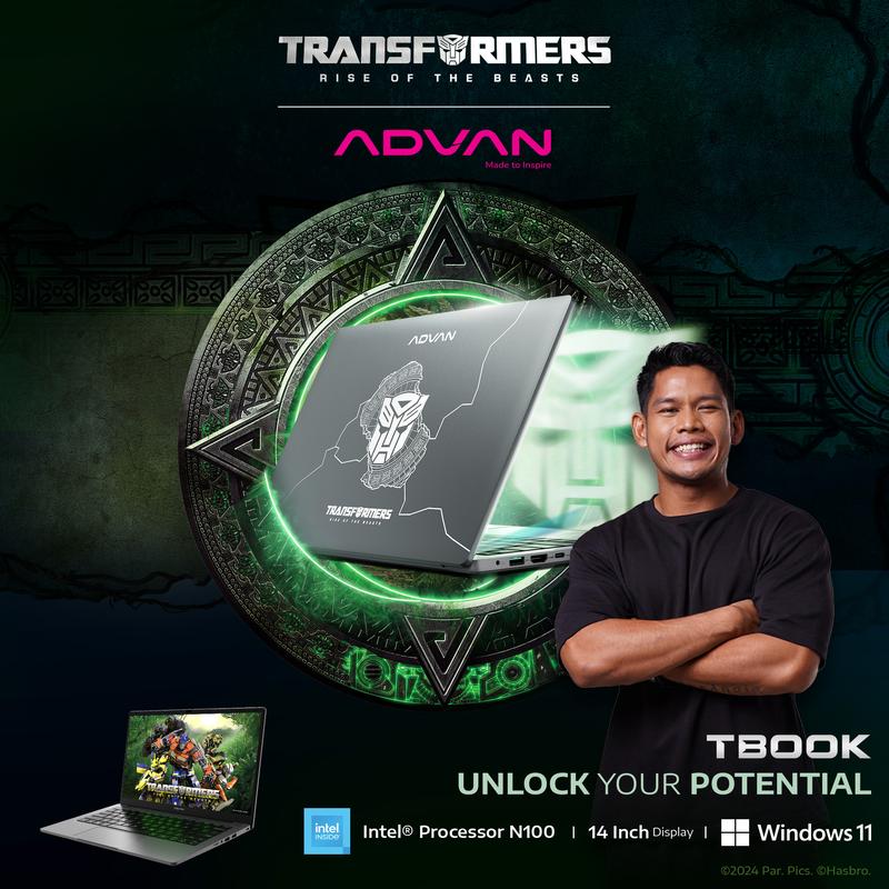 [Exclusive Iben_ma] ADVAN TBOOK x Transformers Intel N100 4GB/128GB 14 ...