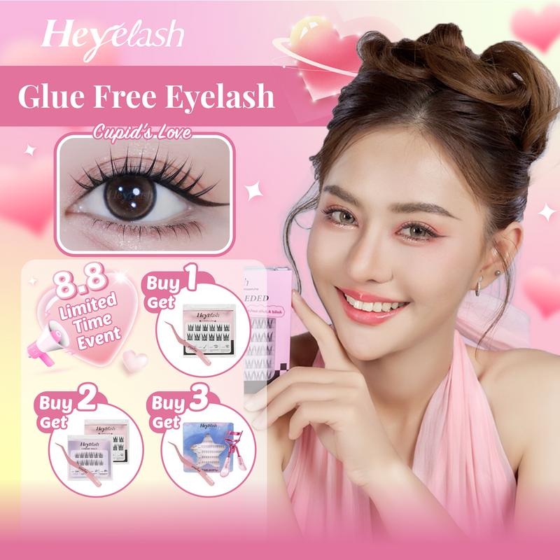 【Heyelash】 Upgrade #Cupid's Love 10-13mm Girl group style DIY - TikTok Shop Malaysia