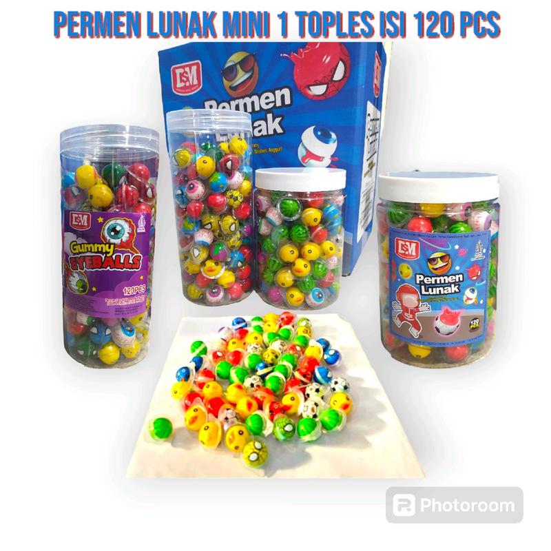 Gummy Lunak mini Candy @120 pcs - Gummy Candy Mini Permen Lunak - Shop ...
