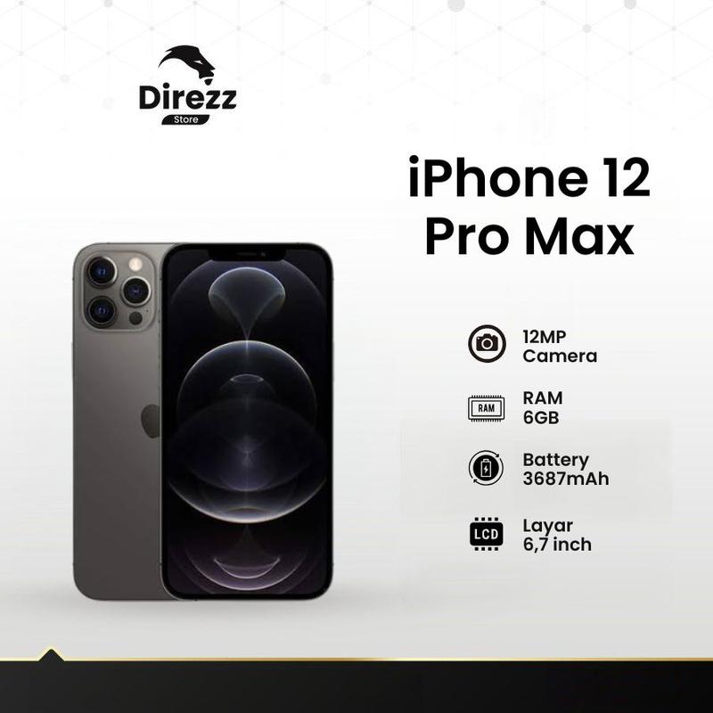 iPhone 12 Pro Max 128GB 256GB 512GB Smartphone Hanphone - Shop | Tokopedia