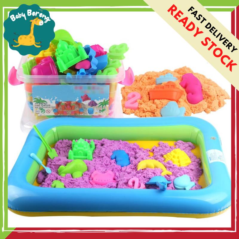 HOT ITEM 2kg SAND Dynamic Eco Space Sand Castle Play Set Tools - TikTok ...
