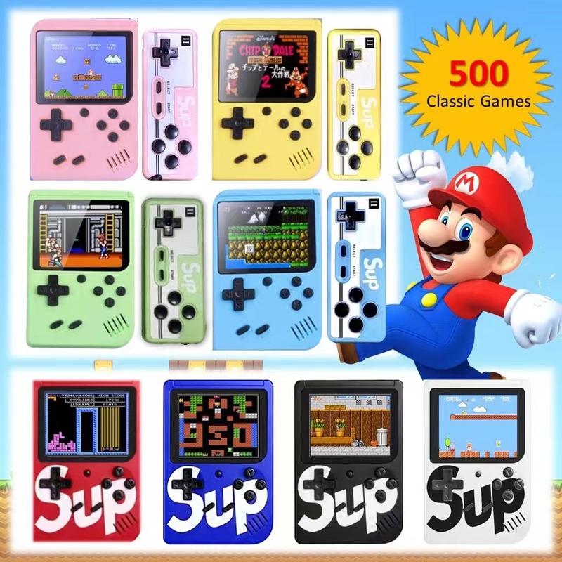 New 500 in 1 Games Single/Double Players Portable Gameboy/ Game - TikTok Shop Singapore