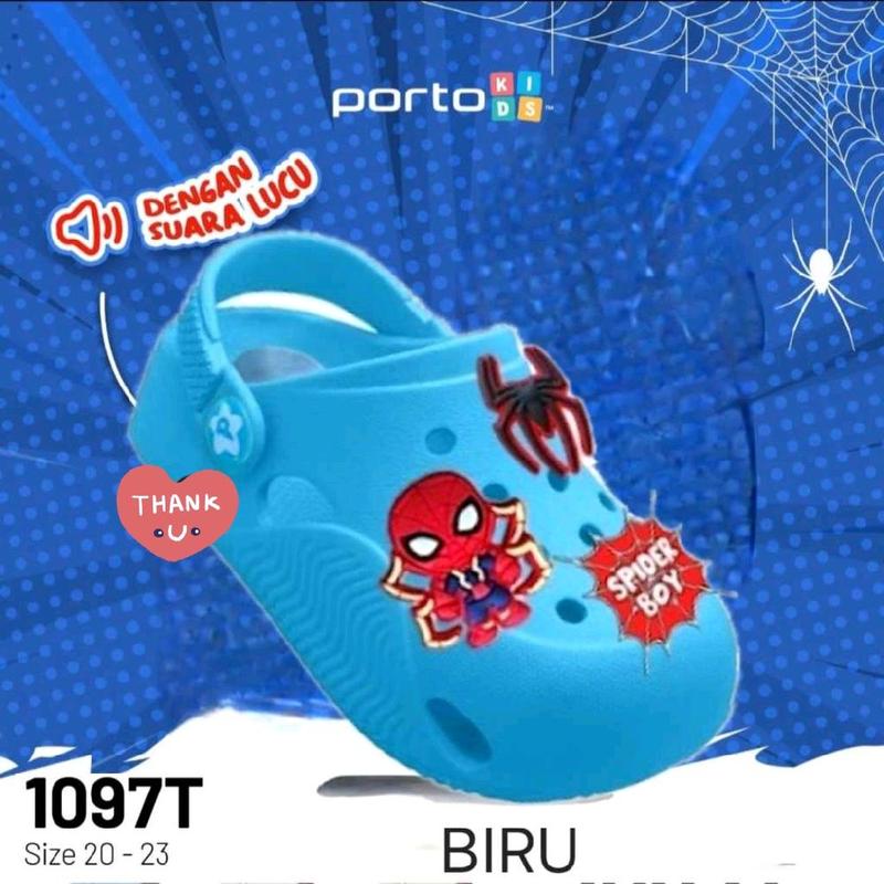 Porto Sandal Jepit Anak Laki-Laki Karakter spiderman dan Pokemon - Shop ...