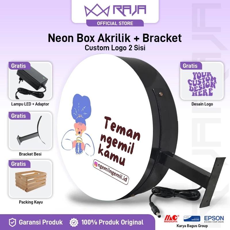 Neon Box Outdoor Akrilik Premium 2 Sisi Siap Pasang Custom Desain ...