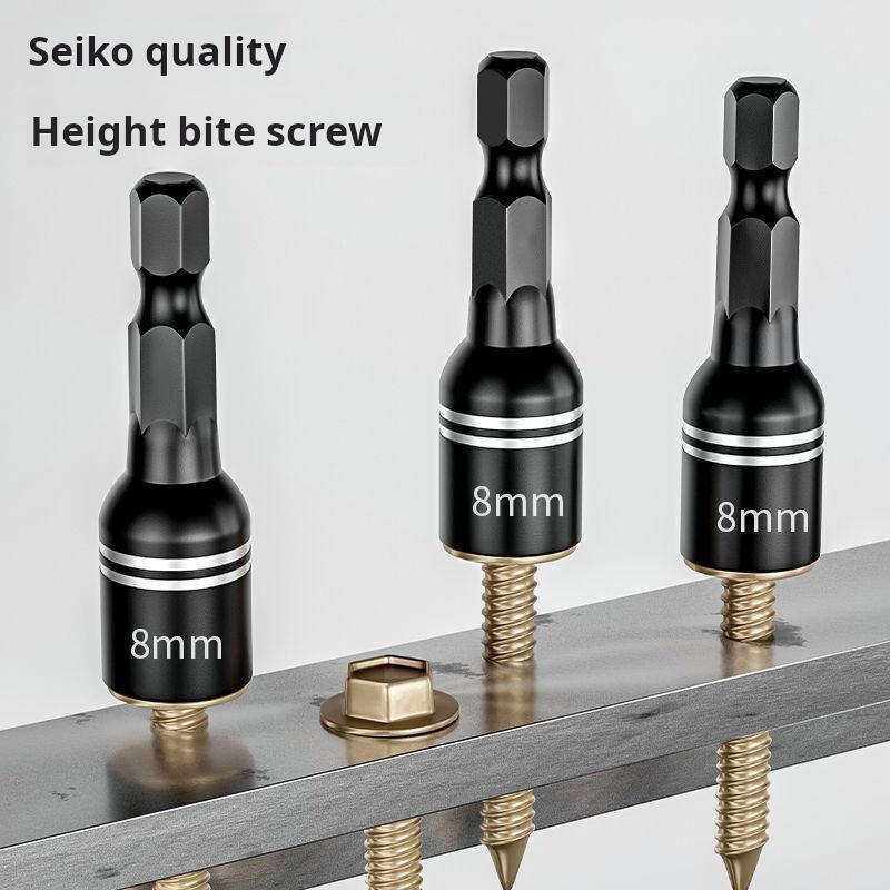 Set Pemutar Skru Magnetik, Elektrik, Soket Heksagon, Skru Mengetuk ...