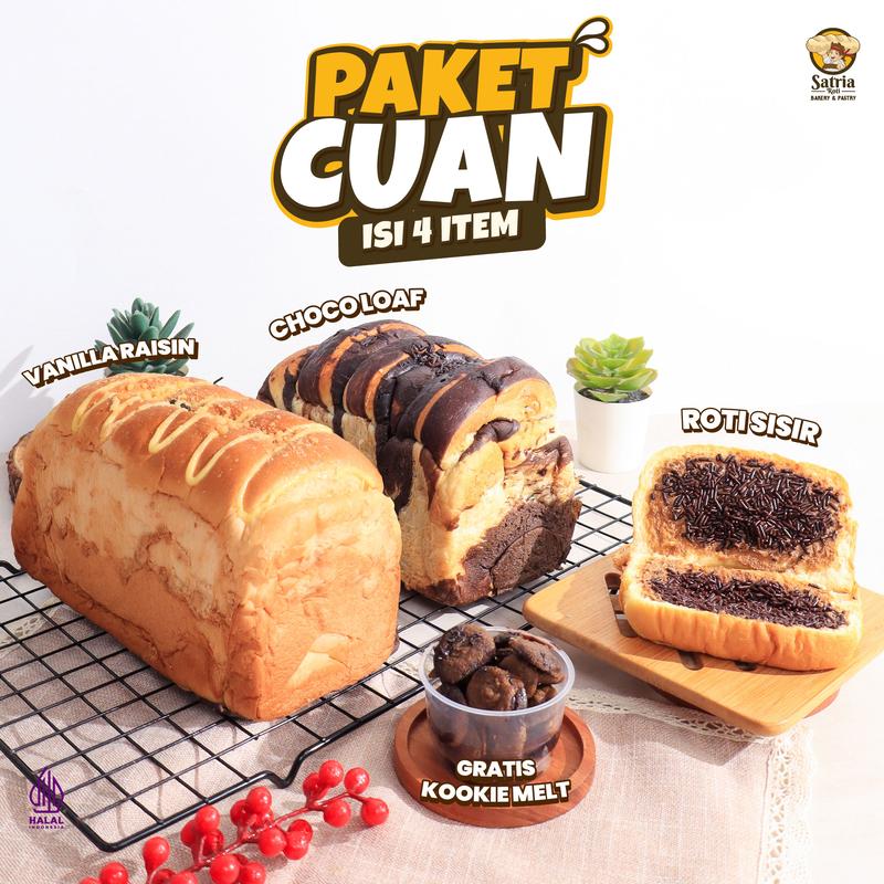 [PAKET CUAN] 1 Choco Loaf & 1 Vanilla Raisin Jumbo FREE Roti - Shop ...