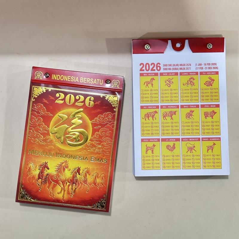 Kalender Harian Sobek 2026 Ukuran Sedang 12,5 cm x 17,5 cm Bahan Kertas ...