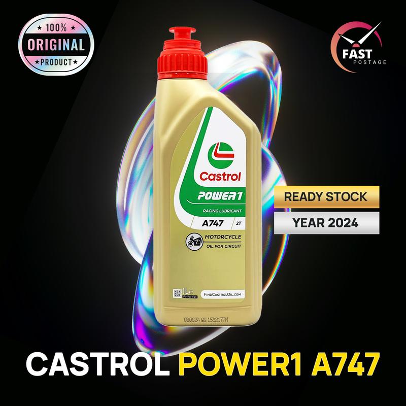 CASTROL A747 2T POWER1 ENGINE OIL ORIGINAL IMPORTED GERMANY 1L - TikTok ...