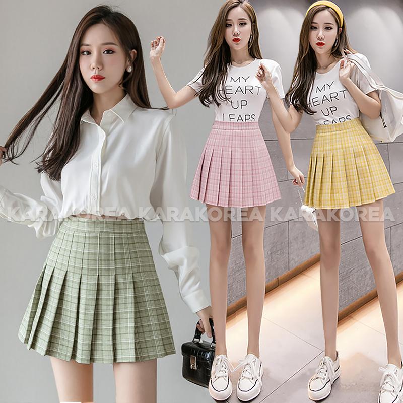 KARAKOREA 702 Tennis Skirt ROK TENNIS WANITA rok Korean styl - Shop ...