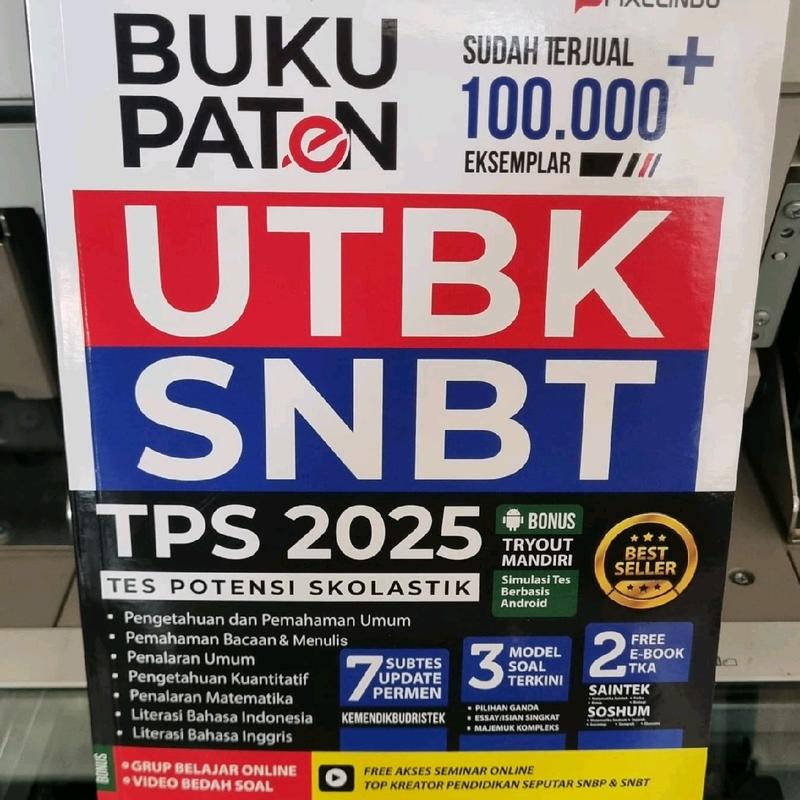 BUKU PATEN UTBK SNBT TPS 2025 - Shop | Tokopedia