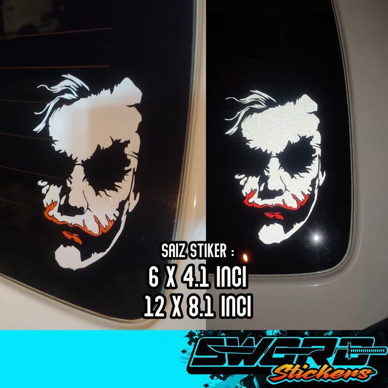 JOKER STICKER / JOKER STIKER / STIKER KERETA / STIKER MOTOR - TikTok ...