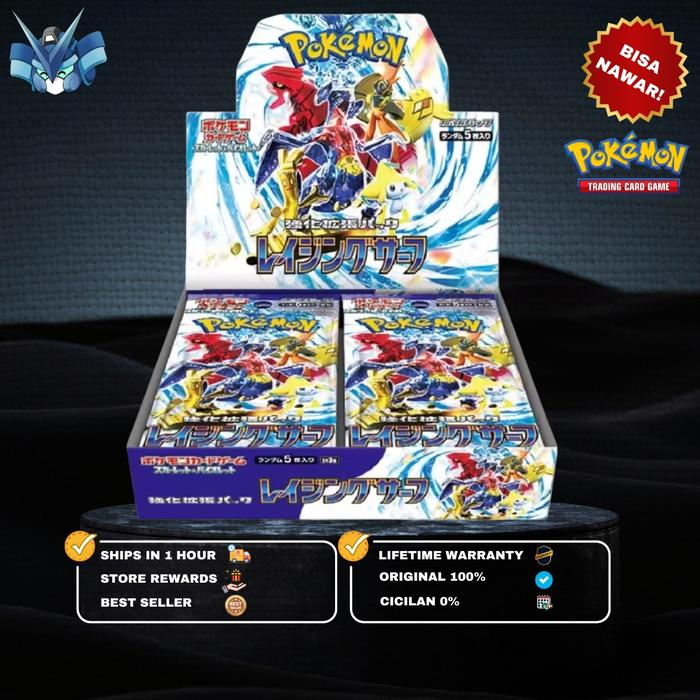 Jual Kartu Pokemon Raging Surf SV3a - Japan Booster Box TCG / Pokemon ...